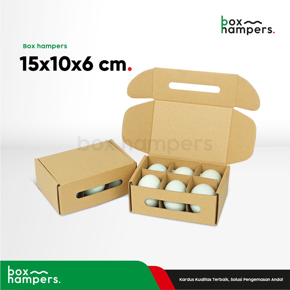 Jual Box Telur ASIN ISI 6 (15x10x6)+Sekat Box/kardus/Telur/Endok/Endog ...