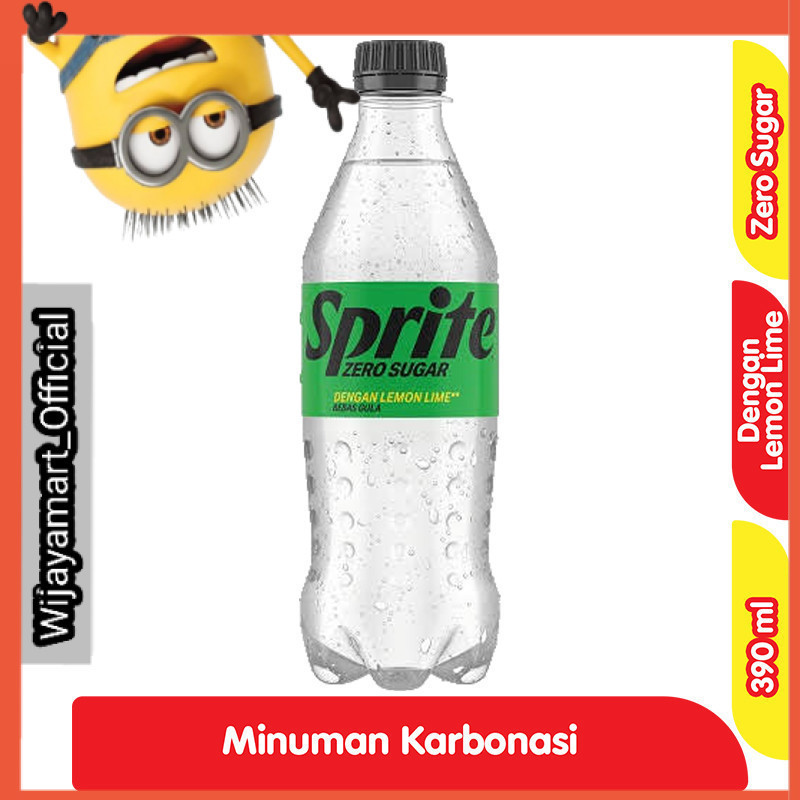 Jual Sprite Zero Minuman Soda Rasa Lemon Jeruk Nipis Bebas Gula Botol ...