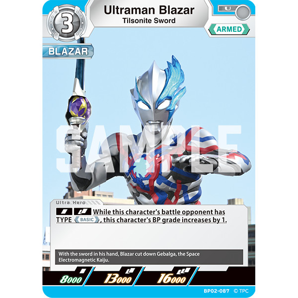 Jual Ultraman Card Game Ultraman Blazar, Tilsonite Sword BP02-087 U | Shopee Indonesia