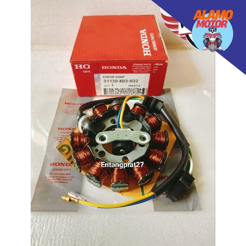 Jual Spull Spul Stator Assy Komplit (K03) Honda Revo fit fi injeksi/Revo fi injeksi | Shopee ...