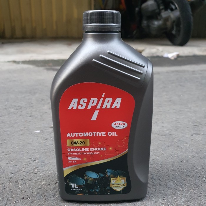 Jual Oli oil aspira astra 0w 20 0w20 0w-20 diproduksi Shell oli mesin ...