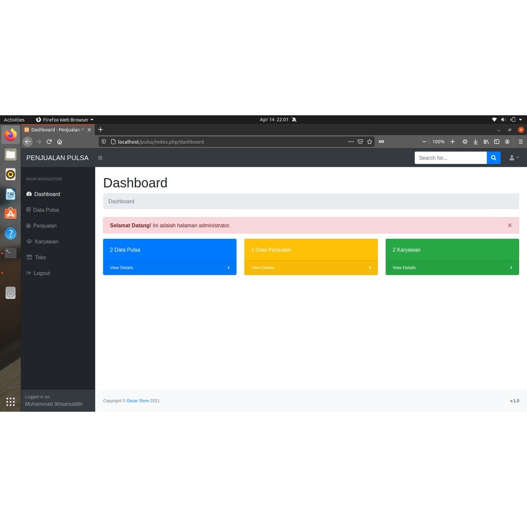 Jual Aplikasi Penjualan Pulsa Berbasis Website dengan Framework ...