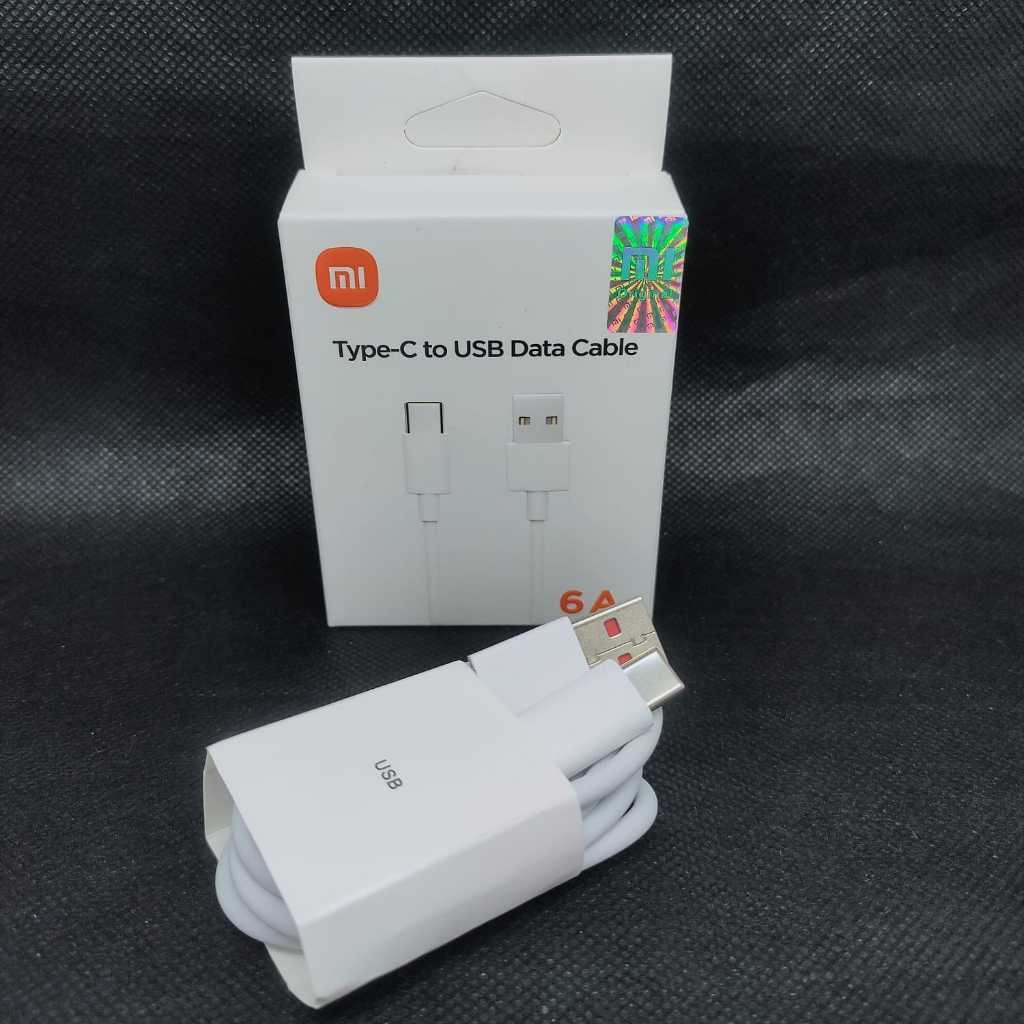 Jual KABEL CASAN KABEL DATA Xiaomi USB Type C 6A ORIGINAL / KABEL Casan / KABEL Charger ORIGINAL ...