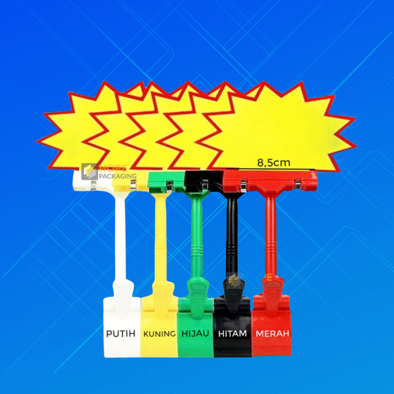 Jual 10pcs Kertas Tag Kartu Promo Sale Pop Card Kertas Penjepit Harga ...