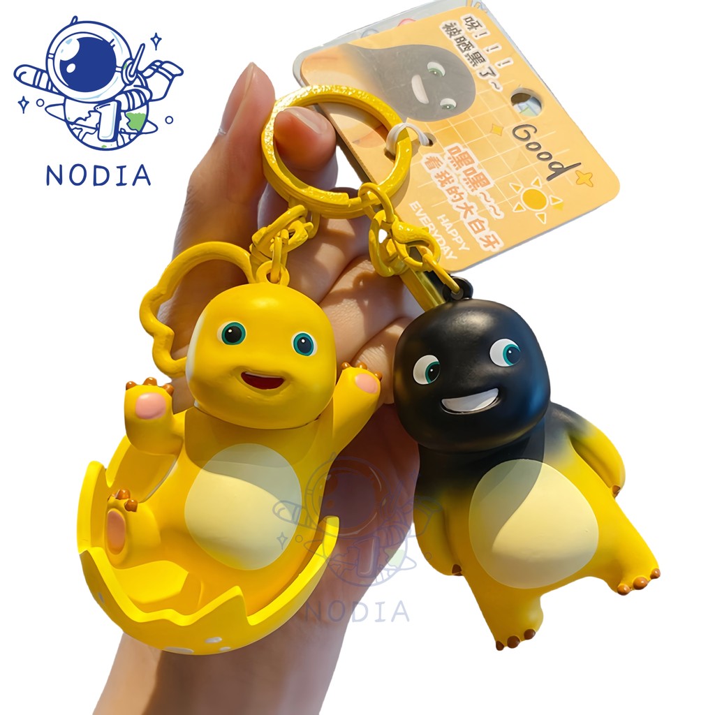 Jual NODIA Original Gantungan Kunci Dino Kuning Mainan Gantungan Kunci ...