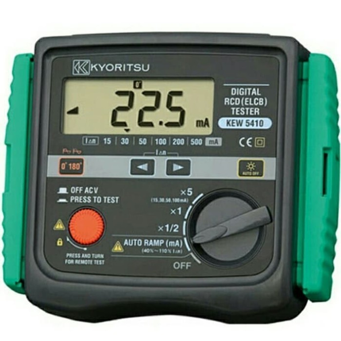 Jual Kyoritsu 5410 Digital RCD ELCB Tester Megger 500mA original ...