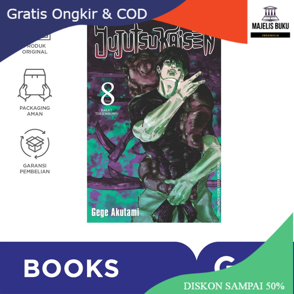 Jual Jujutsu Kaisen 08 (Gege Akutami) | Shopee Indonesia