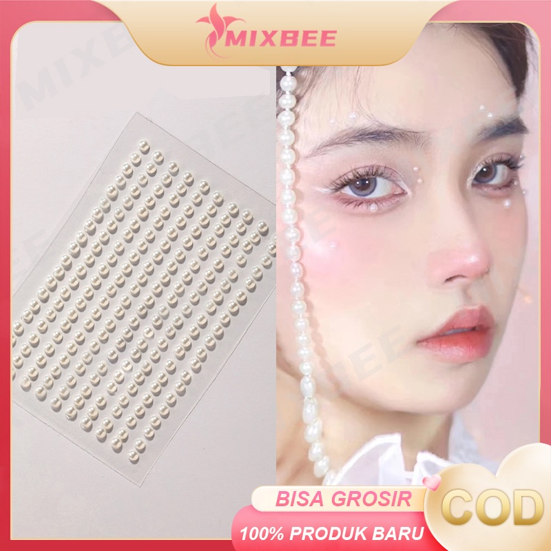 Jual Manik Mutiara Pearl /Manik Kristal Warna Warni Hiasan Make Up ...