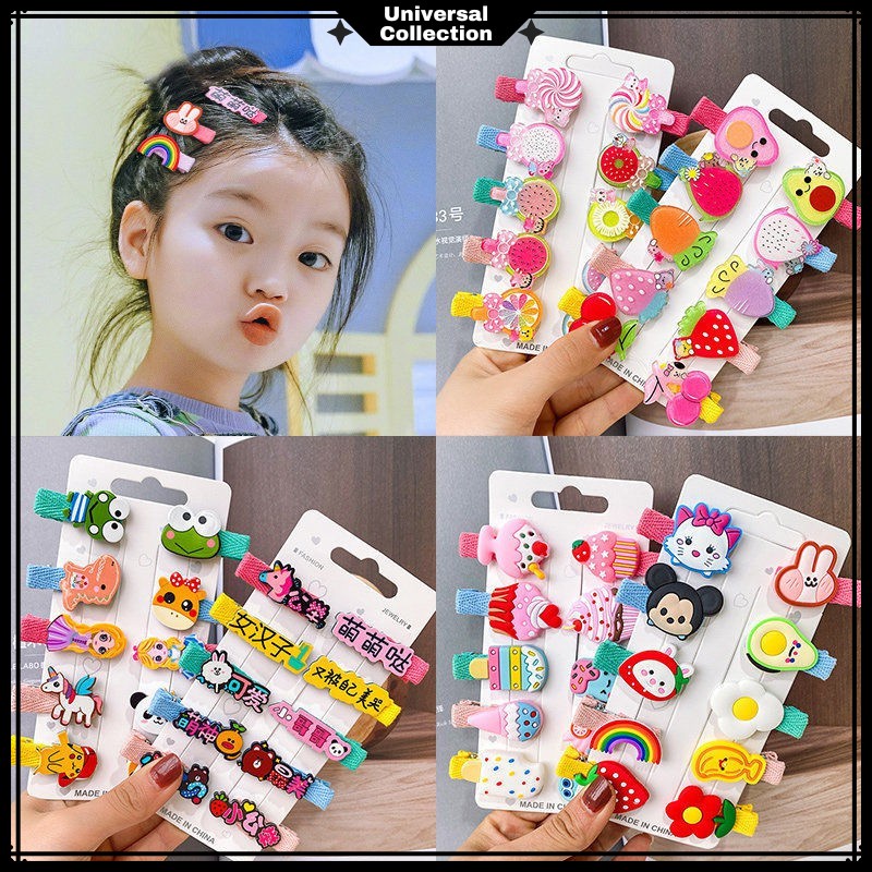 Jual 10PCS JEPIT RAMBUT ANAK / JEPITAN RAMBUT ANAK MOTIF KARAKTER ...