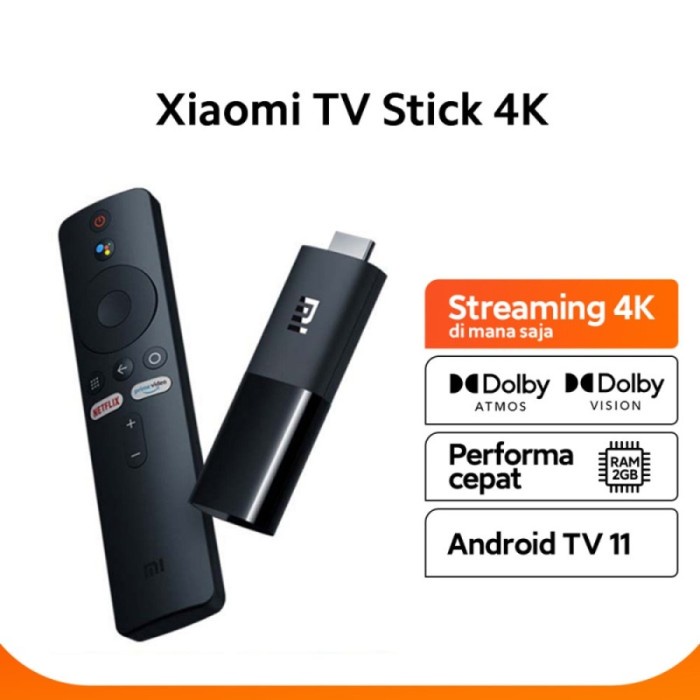 Jual Xiaomi Android TV Mi Stick 4K Portabel | Shopee Indonesia