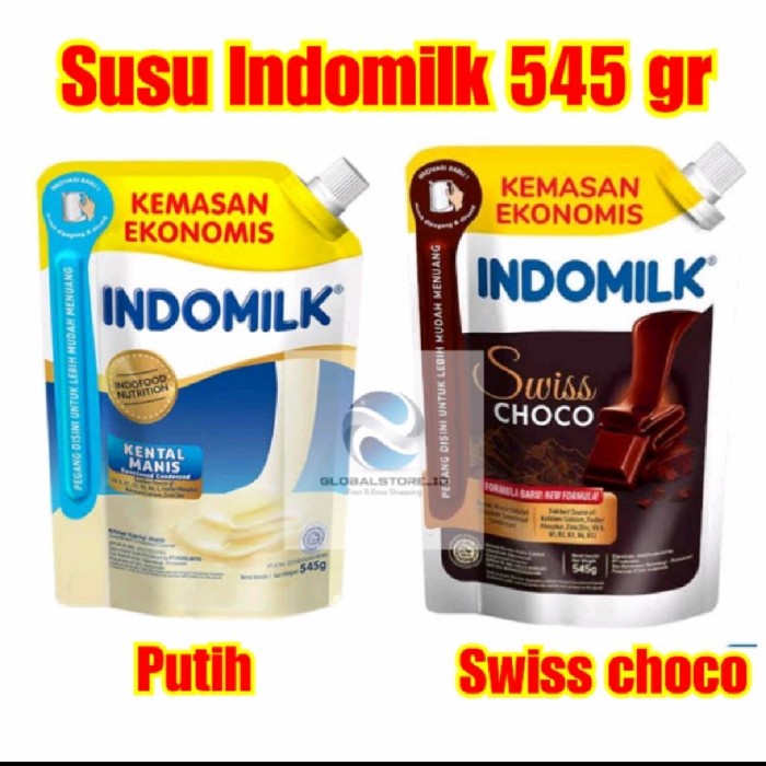 Jual SUSU ENAK INDOMILK POUCH I SUSU KENTAL MANIS INDOMILK POUNCH 545G ...