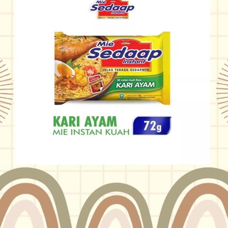Jual Best Produk !!! mie sedap mie instan kuah rasa kari ayam | Shopee ...