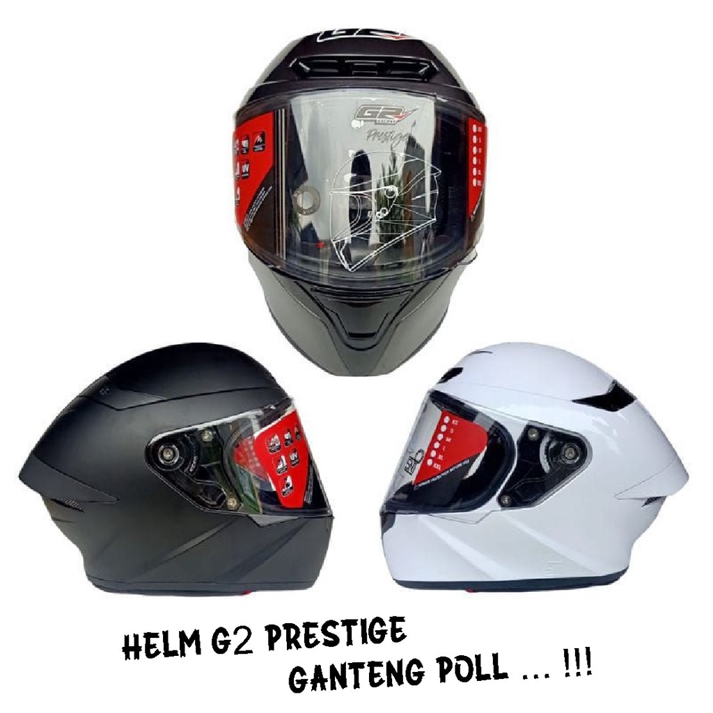 Jual Helm Full Face Dewasa G2 Prestige Original SNI | Shopee Indonesia