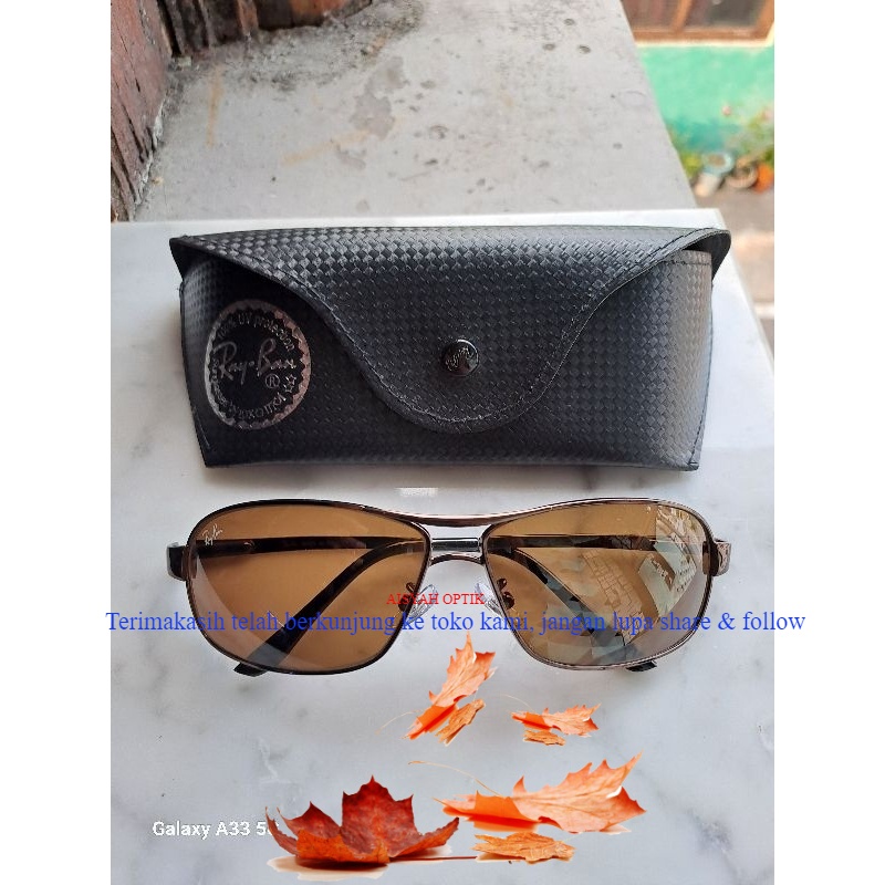 Jual kacamata R**BN Rb 33 43 frame coklat kaca coklat | Shopee Indonesia