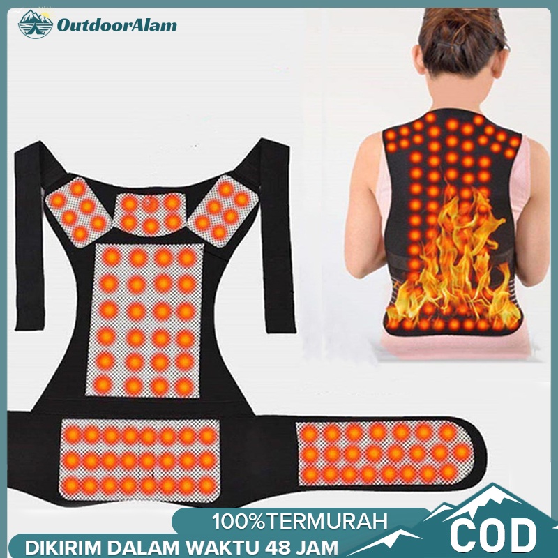 Jual Rompi Terapi Kesehatan Tubuh Magnetic Pemanas Terapi Punggung Bahu ...