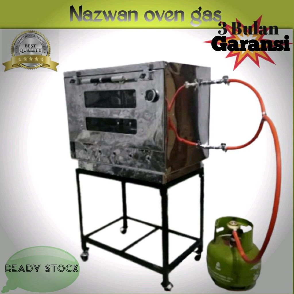 Jual OVEN GAS STAINLESS UKURAN 60x40X55CM | Shopee Indonesia