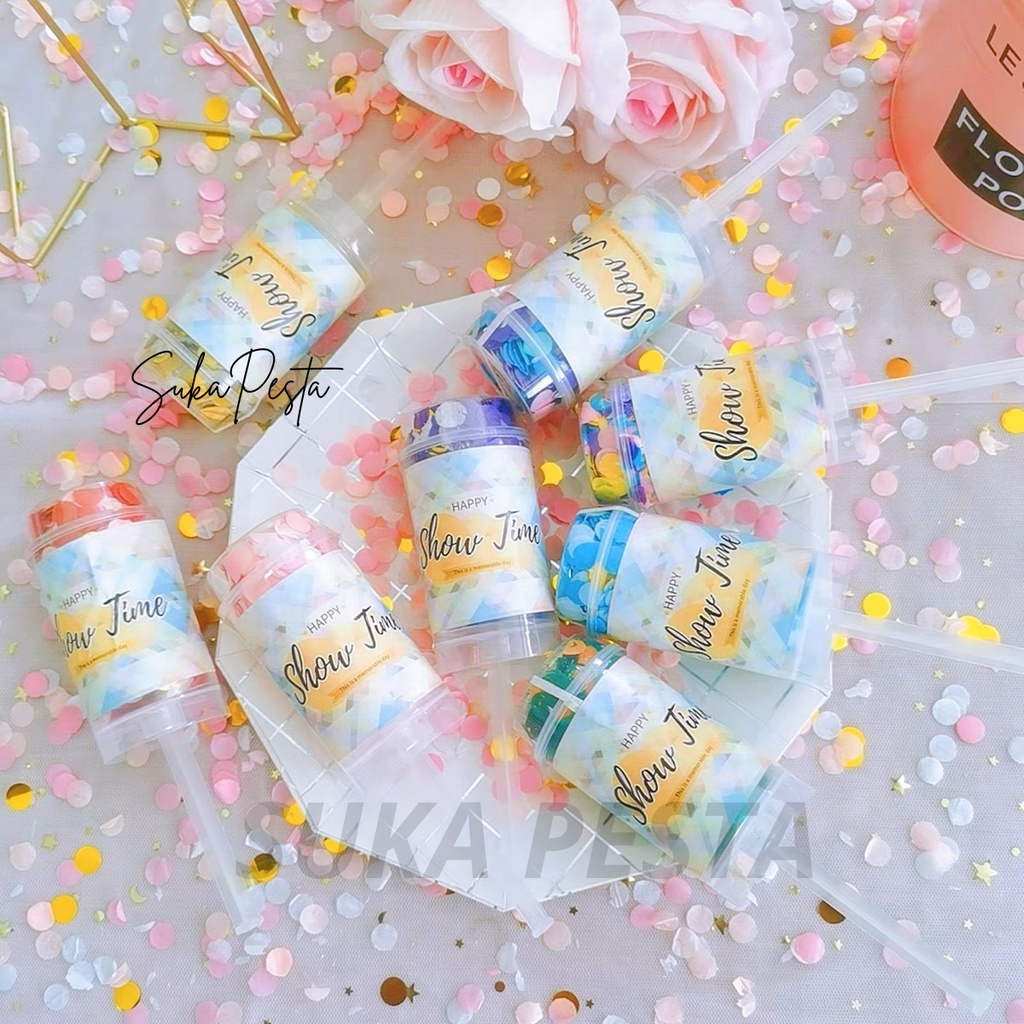 Jual Push Pop Confetti / Confetti Popper / Party Popper Mini / Konfeti ...