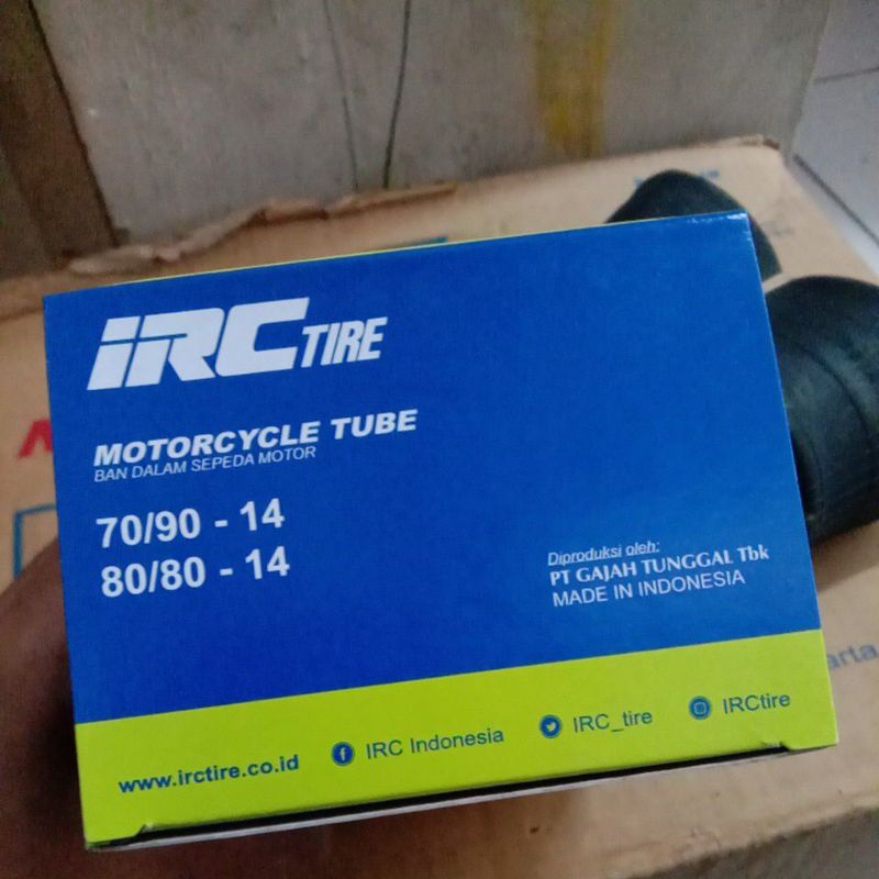 Jual Ban Dalam Motor IRC 70/90-14 Atau 80/80-14 Tube BD IRC For All ...