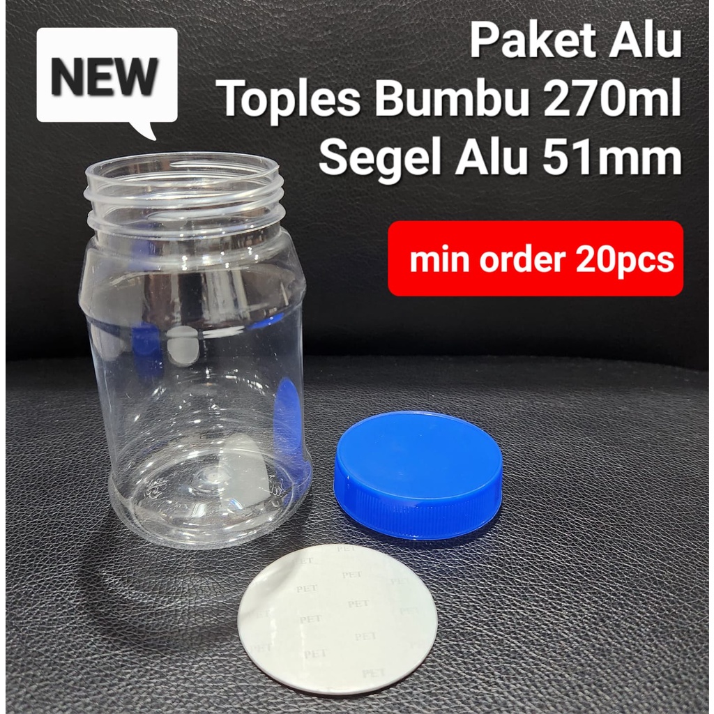 Jual Paket Alu & Paket Sumpal Plastik Toples Bumbu 270ml | Shopee Indonesia