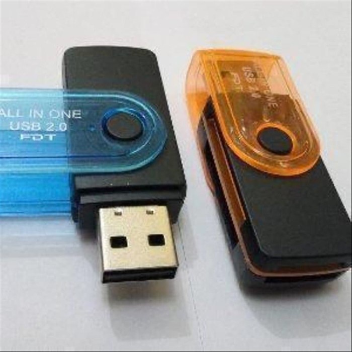 Jual Card Reader Putar All in 1 4 slot Cardreader Multi usb 2.0 ...