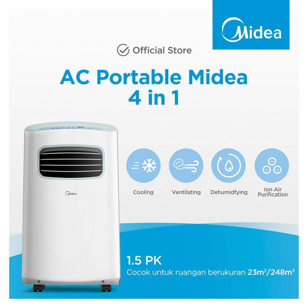 Jual AC PORTABLE MIDEA 1.5PK MPF212CRN1 MIDEA AC PORTABLE 1.5 PK ...