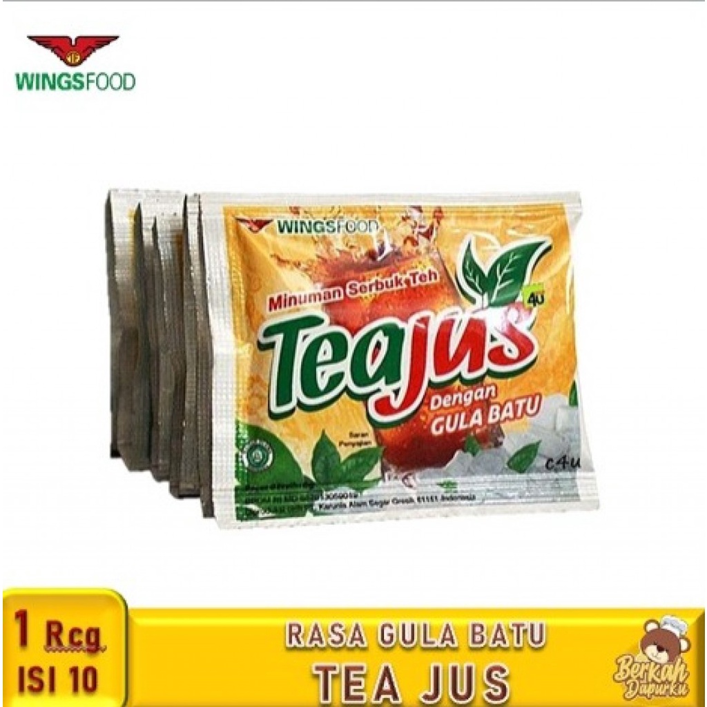 Jual Tea Jus Gula Batu Minuman Sachet 1Rcg Isi 10 | Shopee Indonesia