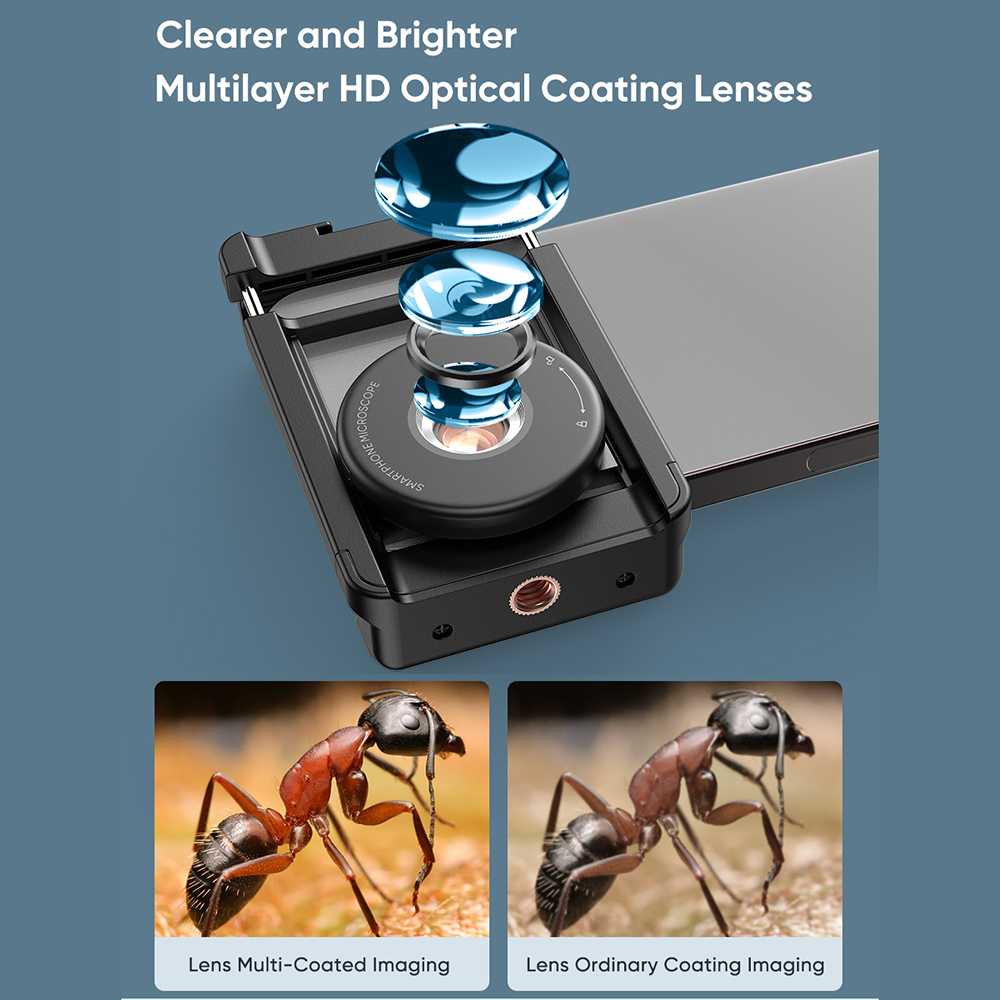 Jual APEXEL Lensa Kamera HP Smartphone Microscope with LED USB ...