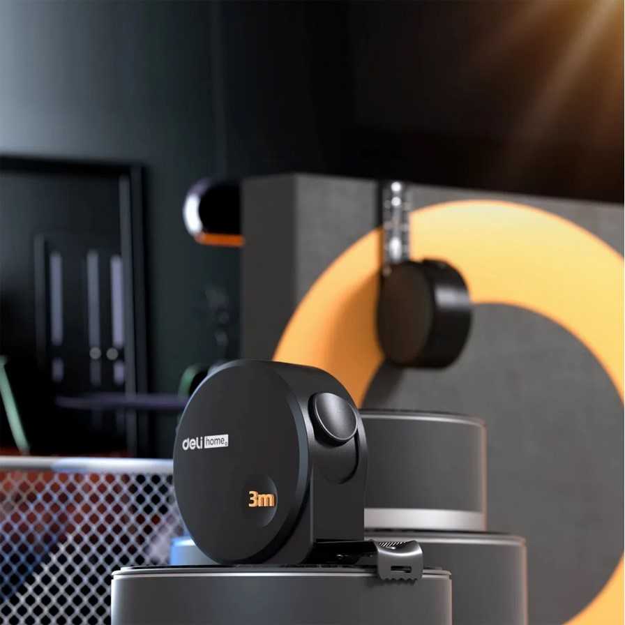 Jual Deli Home Meteran Roll High Precision Self Lock Tape Measure 16mm 3M - HT8316 | Shopee ...