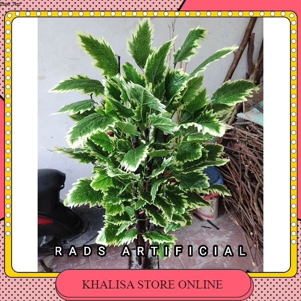 Jual PROMO POHON HIAS GERIGI HIJAU 150CM SUDAH DENGAN POT COCOK UNTUK ...