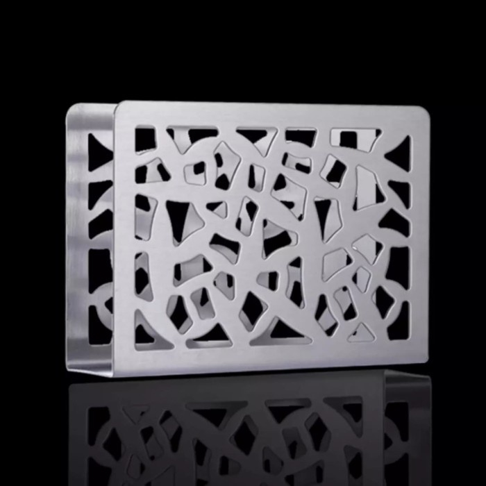 Jual Tempat Tissue Meja Makan Rak Tissue Tempat Surat Stainless Steel ...