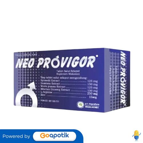 Jual Neo Provigor Box 30 Tablet | Shopee Indonesia