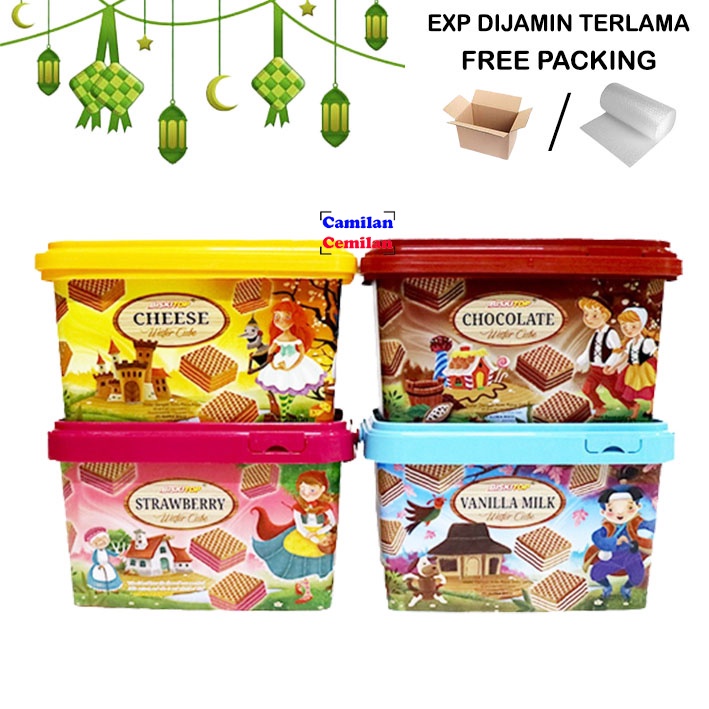 Jual Wafer Cube Biscotto 180g Toples Wafer Biskitop Hampers