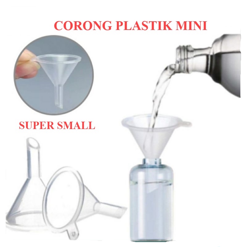 Jual RD Corong Mini Plastik Transparan / Corong Kecil Untuk Refill ...