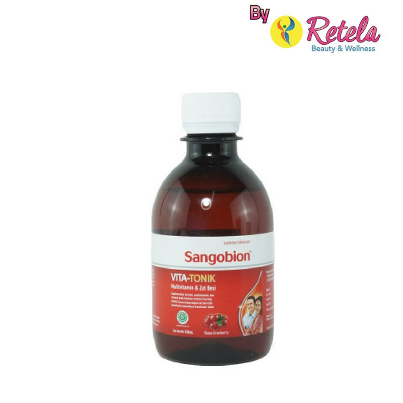 Jual SANGOBION VITA TONIK 1 BOTOL ISI 250ML | Shopee Indonesia