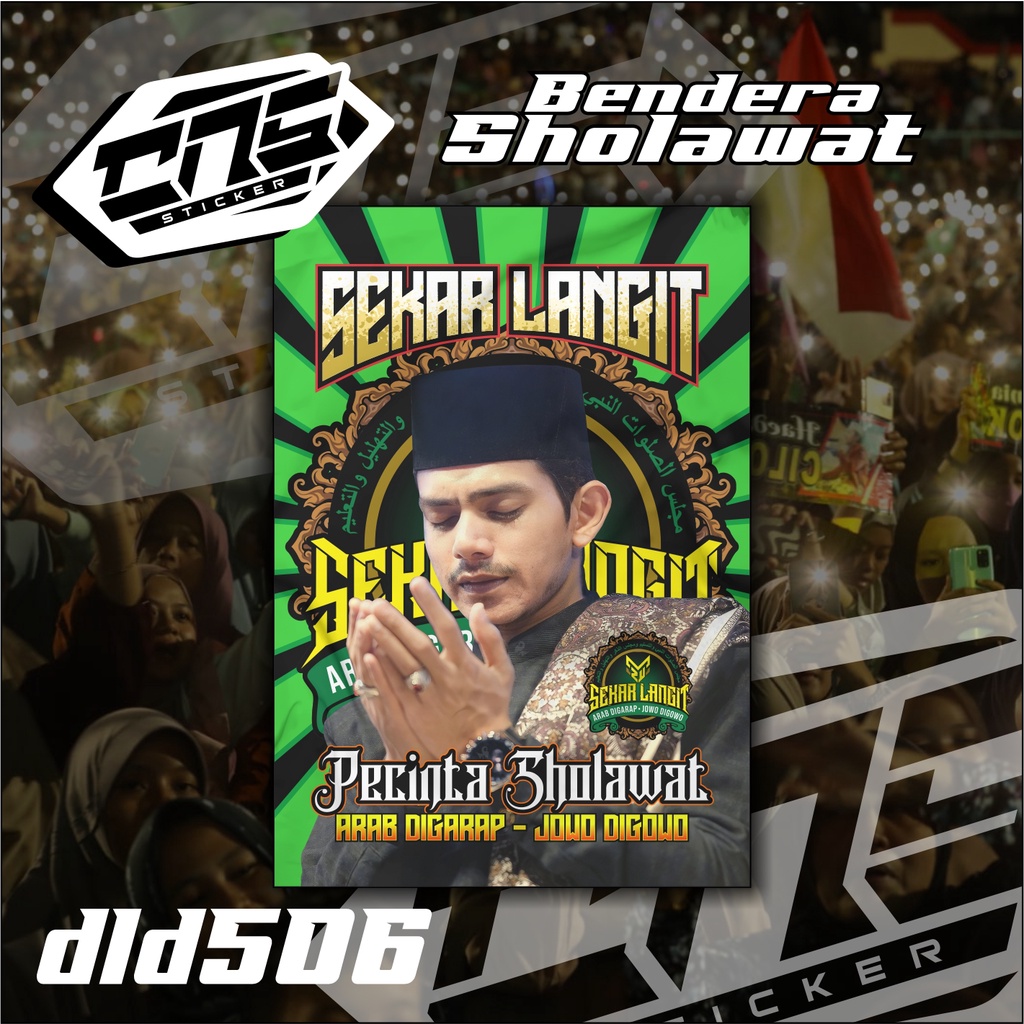 Jual Bendera Majelis Sholawat SEKAR LANGIT HABIB ZAIDAN Printing Bisa ...