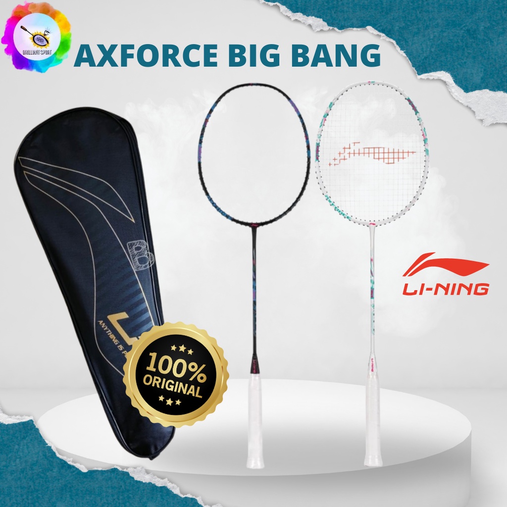 Jual RAKET BADMINTON LINING AXFORCE BIG BANG ORIGINAL | Shopee Indonesia