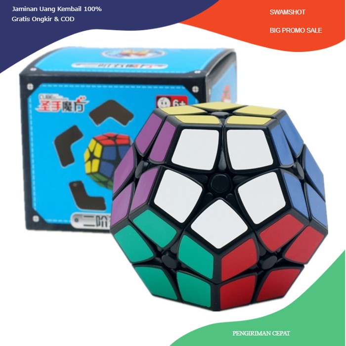 Jual Puzzle Rubik Shengshou 2x2 Kilominx MEGAMINX segi5 Cubik Asah otak ...