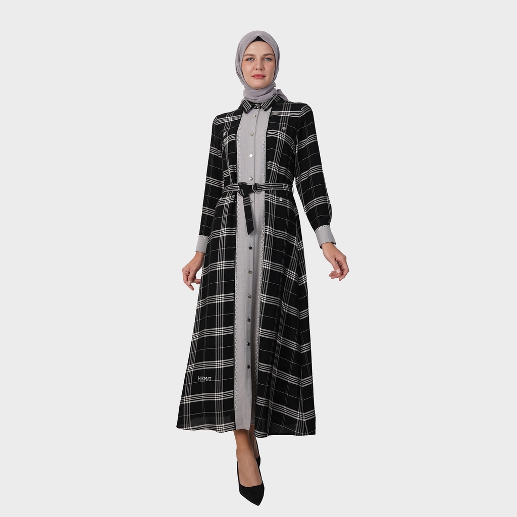Jual HIKMAT C4923 - Gamis Casual Abaya | Shopee Indonesia