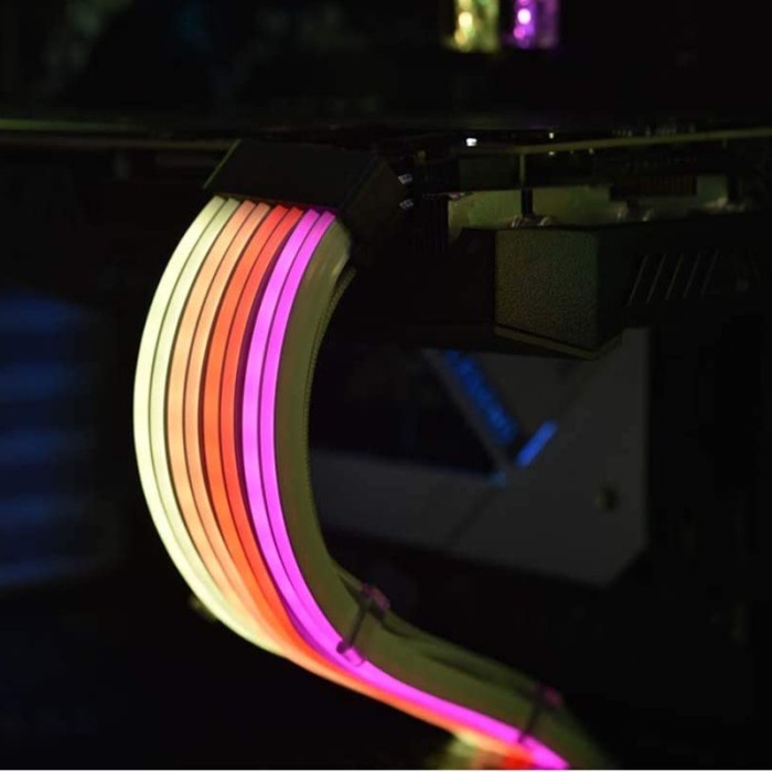 Jual LIAN LI ADDRESSABLE RGB ARGB STRIMER PLUS 8 PIN VGA GPU PSU CABLE ...