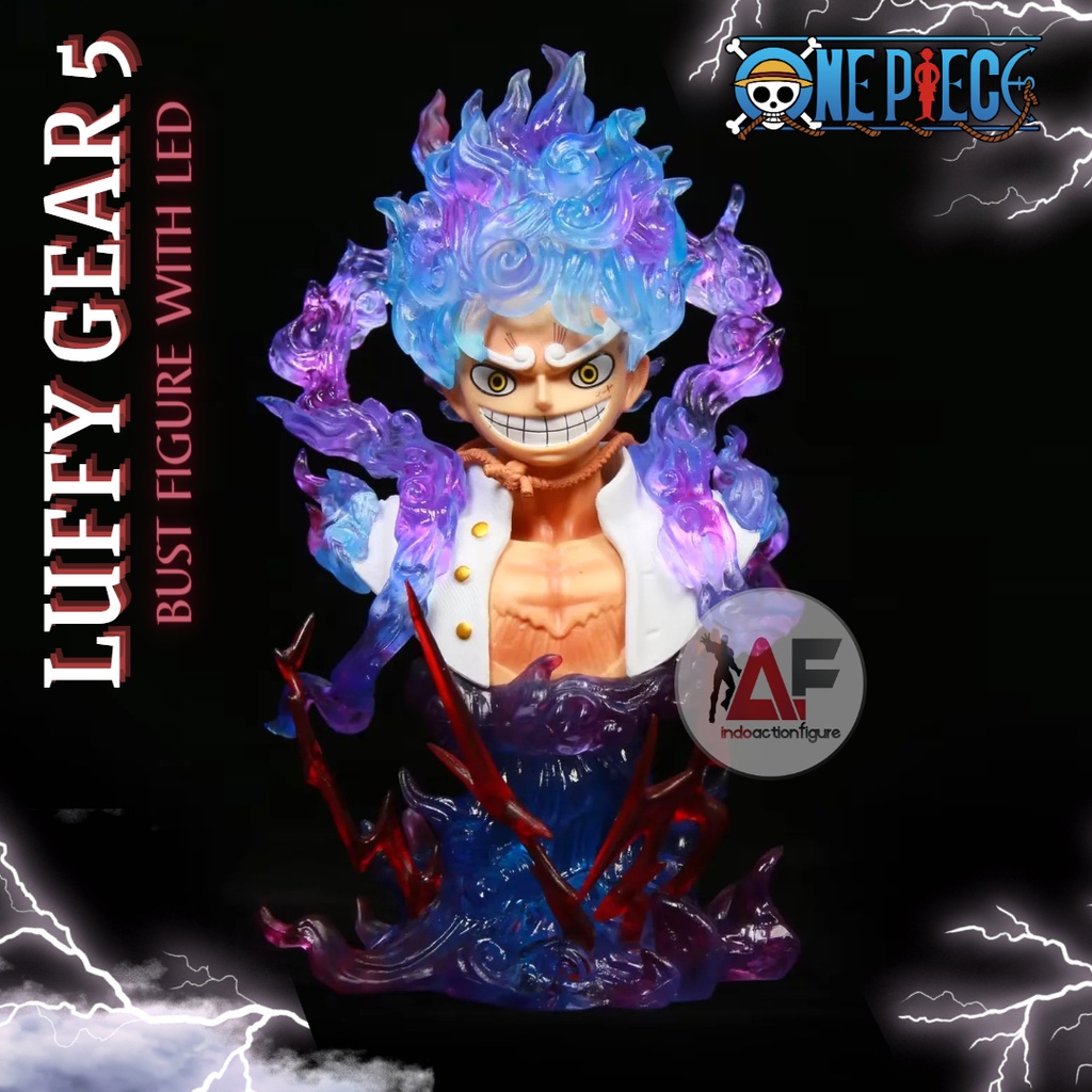 Jual Statue One Piece action figure Nika Luffy Gear 5 G5 half bust with ...