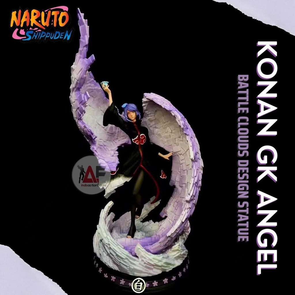 Jual STATUE NARUTO KONAN AKATSUKI GK ANGEL BATTLE CLOUDS STUDIO DESIGN ...