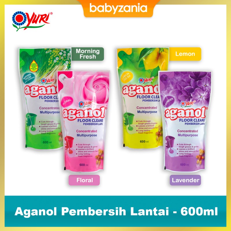 Jual Yuri Aganol Floor Cleaner Pembersih Lantai Pouch Refill - 600 ml ...