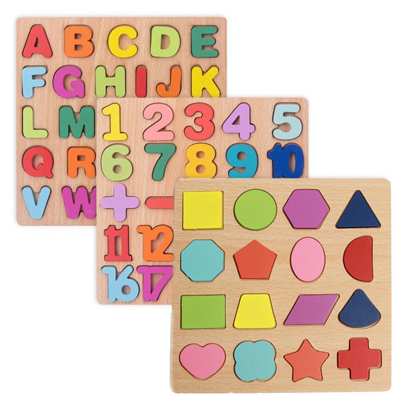 Jual PUZZLE ALPHABET / ALPHABET CHUNKY PUZZLE / MAINAN WARNA WARNI ...
