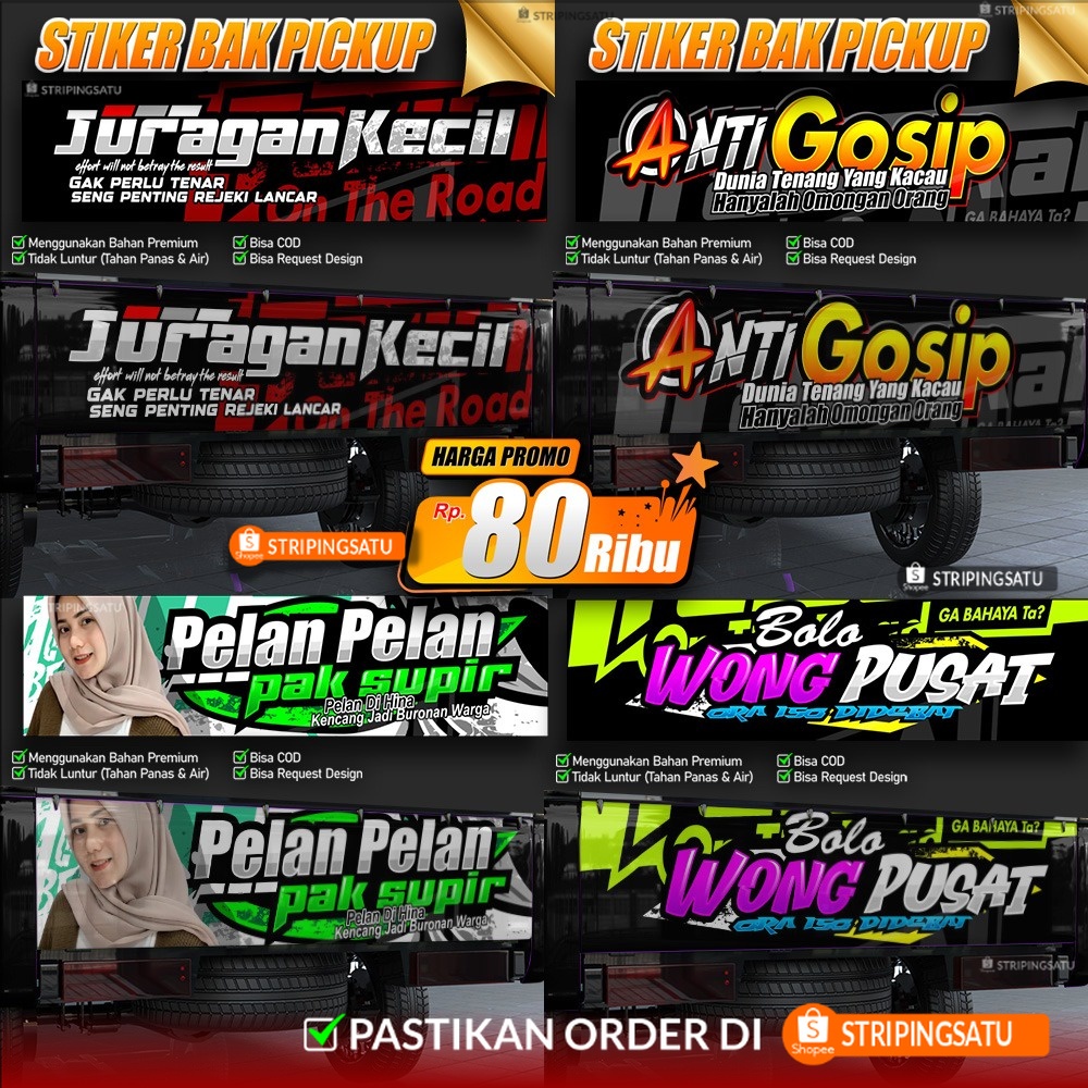 Jual STIKER BAK BELAKANG MOBIL GRANMAX PICK UP / DECAL STIKER BAK CARRY ... Jual STIKER BAK BELAKANG MOBIL GRANMAX PICK UP / DECAL STIKER BAK CARRY ...