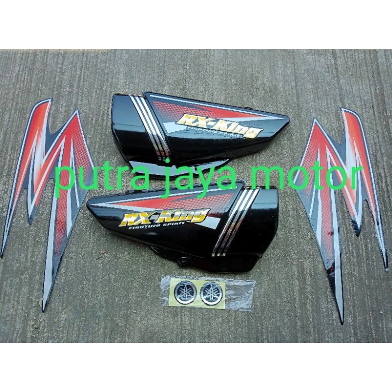 Jual [COD] tutup aki RX king box accu RX king tahun 2003 list crom set ...