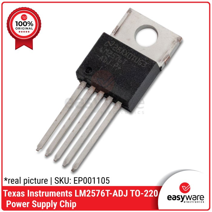 Jual LM2576T-ADJ TO-220 IC DC DC Converter Step Down LM2576T ADJ ORIGINAL CO27 | Shopee Indonesia