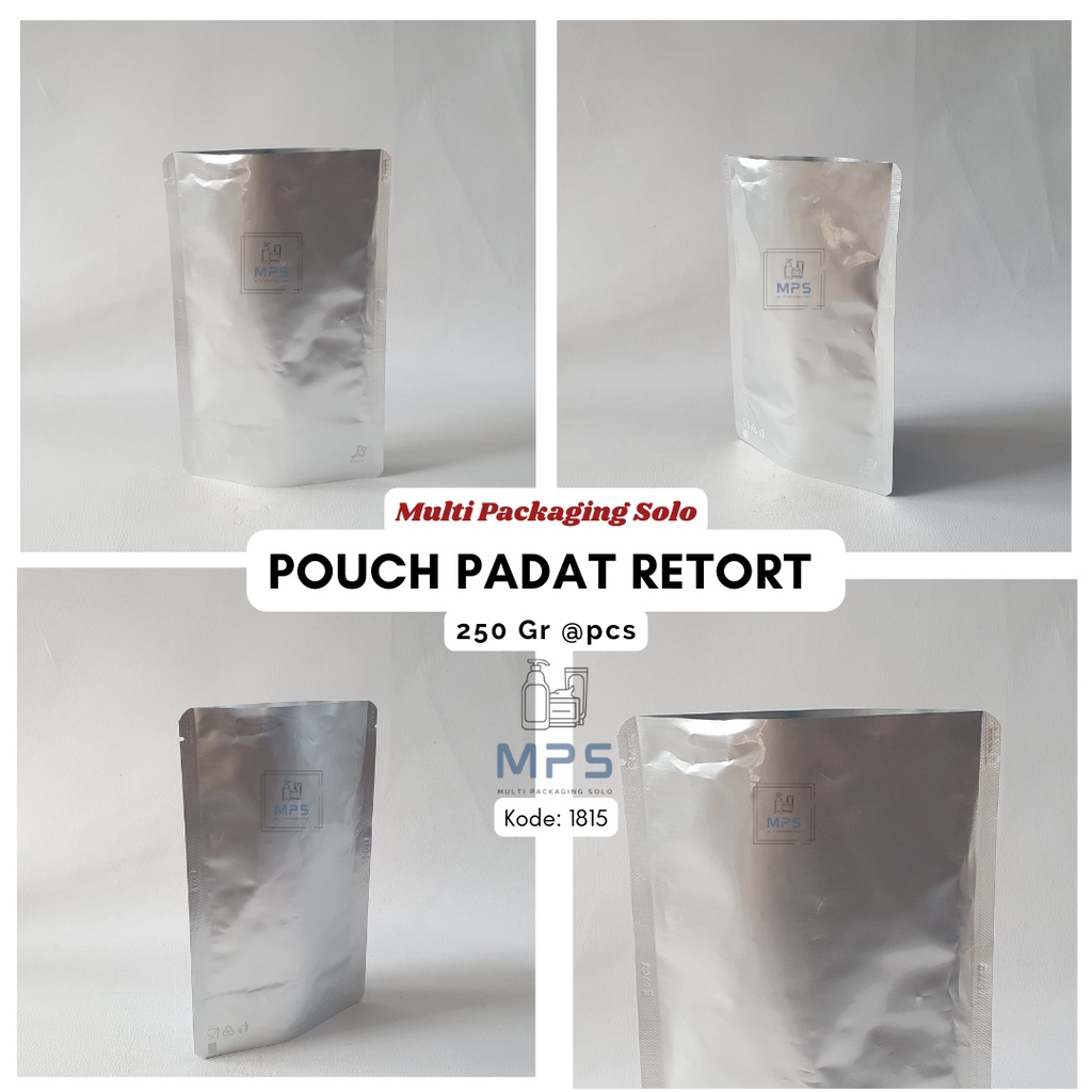 Jual Pouch Padat Retort 250 @ Pcs / Pouch Padat / Plastik Kemasan ...