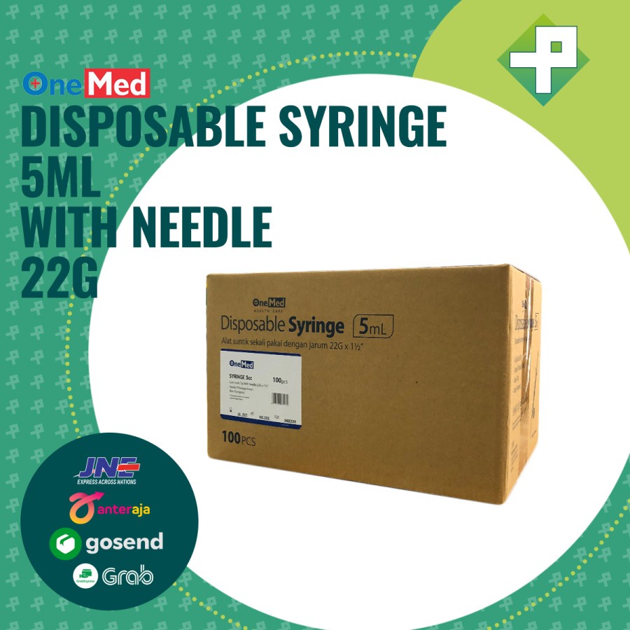 Jual Spuit 5cc Onemed 22G / 5ml Onemed Box | Shopee Indonesia