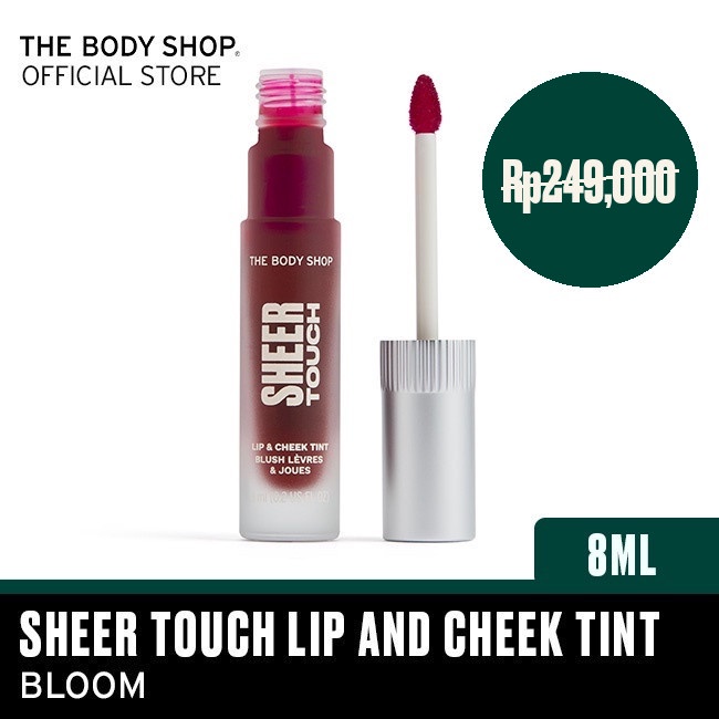 Jual The Body Shop Sheer Touch Lip And Cheek Tint Bloom 8ml | Shopee Indonesia