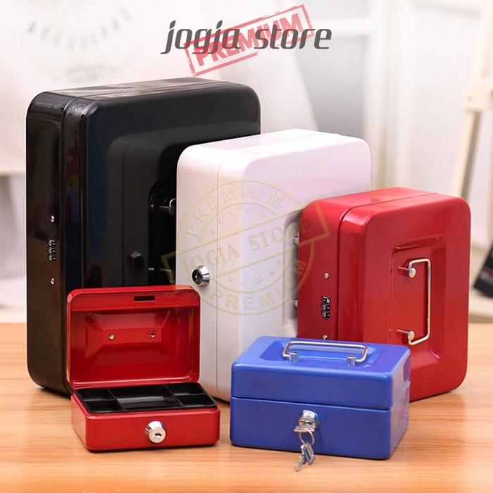 Jual Brankas Mini Cash Drawer Kunci Safety Box Kasir Kotak Uang ...